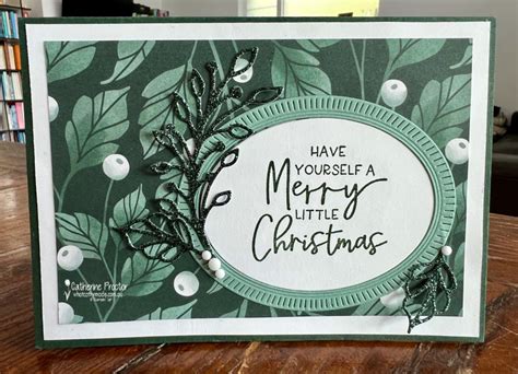 Stampin Up Framed And Festive Florets Christmas Cards What Cathy Made