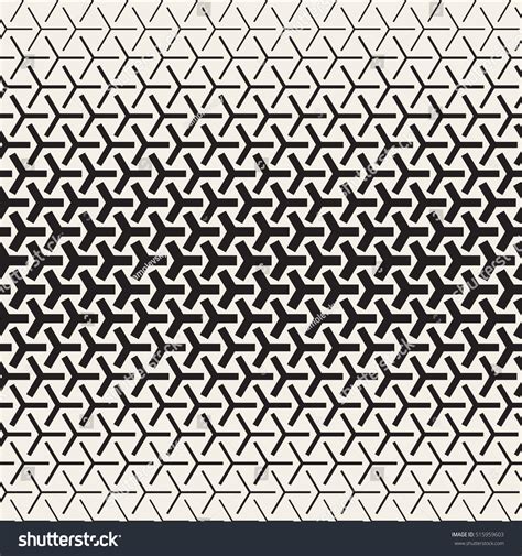 Triangular Shapes Halftone Lattice Abstract Geometric Stock Vector