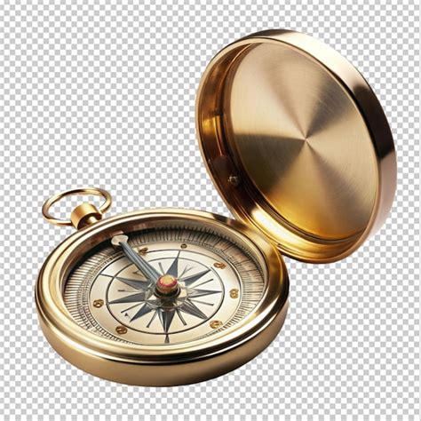 Mirror Compass Open Premium Ai Generated Psd