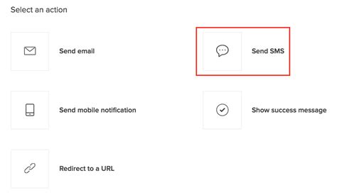 Configure Send Sms Action Manageengine Appcreator Help