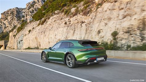 2021 Porsche Taycan Turbo S Cross Turismo Rear Three Quarter
