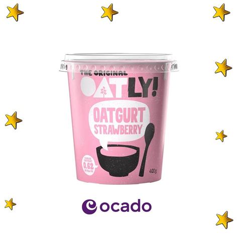 Oatly Oatgurt Strawberry Ocado In 2025 Oatly Strawberry