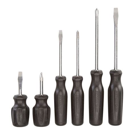 Set Of 6 Flat And Phillips Head Screwdriver Set Etsy