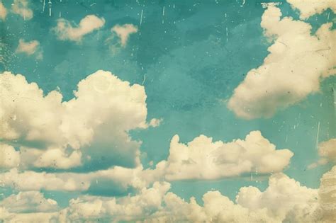 Premium Photo Retro Sky Pattern On Old Paper Texture Raster Halftone