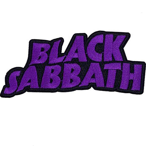 Black Sabbath Logo Embroidered Patch 449378 Rockabilia Merch Store