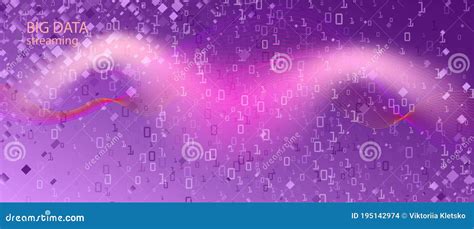 wireless tech vector background fractal liquid glow cyber equalizer