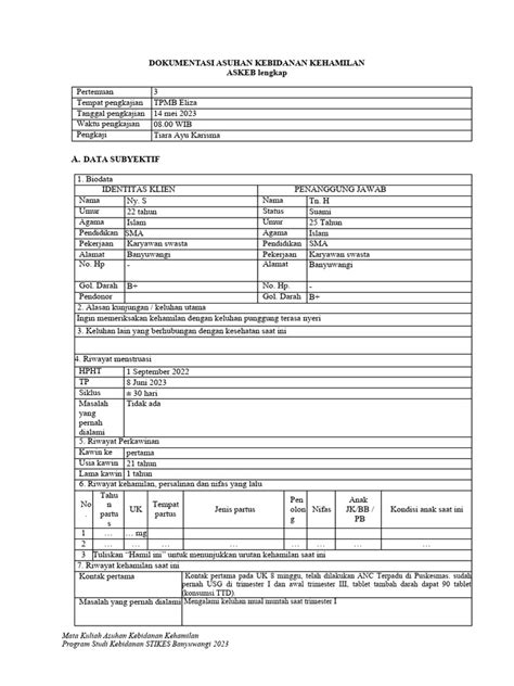 Tiara Ayu Karisma Askeb Bu Renita Pdf