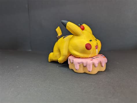 3d Print Pokemon Chonkiest Fat And Cutest Pikachu With Cherry And Cake • Made With Snapmaker・cults