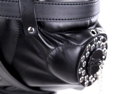 New Listing Kinky Fetish Sex Bondage Discipline Hood Soft Leather Sensory Deprivation Mask With