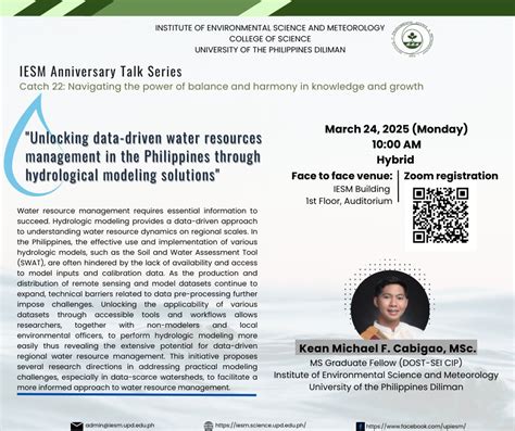 “unlocking Data Driven Water Resources Management In The Philippines Through Hydrological