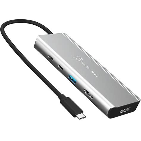 J5create 5 Port Usb Type C Hub Space Gray Jcd401 Image 1
