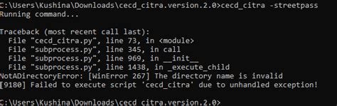 4968 Failed To Execute Script Cecdcitra Due To Unhandled Exception