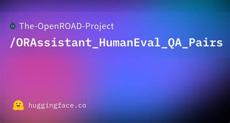 the openroad project orassistant humaneval qa pairs at main