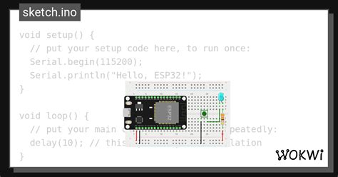 04pushbutton Wokwi Esp32 Stm32 Arduino Simulator