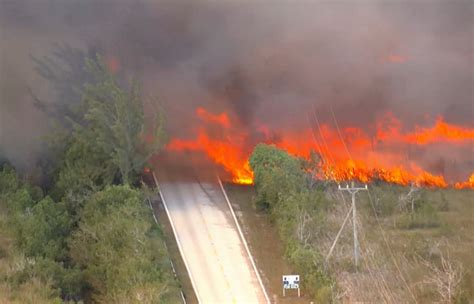 Massive Brush Fire In Southern Miami Dade Fully Contained