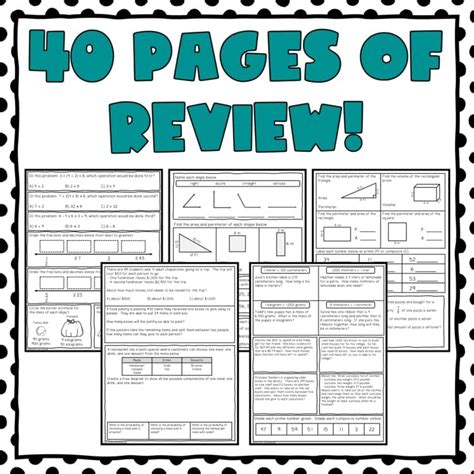 5th Grade Math Sol Review Pages Bundle 2023 Va Math Sols Tpt