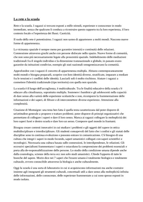Appunti Di Epistemologia Delle Scienze Pedagogiche Docsity