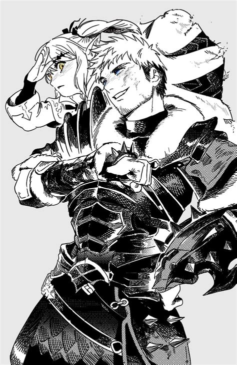 Ardbert Hylfyst And Lamitt Final Fantasy And 1 More Drawn By