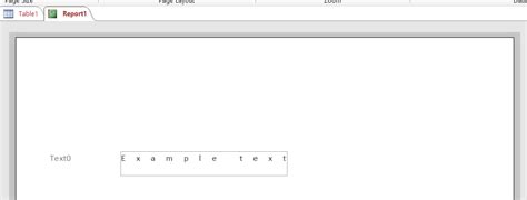 Font Character Spacing In A Report Access World Forums