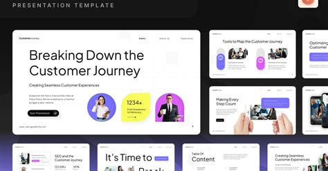 Путешествие клиента Powerpoint Шаблоны презентаций Включая бизнес и покупатель Envato