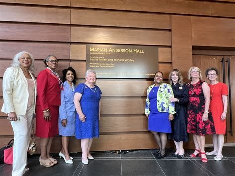 Celebrating The Dedication Of Marian Anderson Hall In Philadelphia