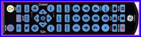 ELECTRONIC EQUIPMENT REPAIR CENTRE GE UNIVERSAL REMOTE CODES FOR CABLE AND HDTV SET TOP