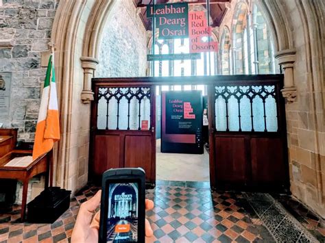 The Red Book Of Ossory On Public Display St Canices Cathedral