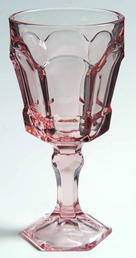 Virginia Pink Water Goblet By Fostoria Replacements Ltd