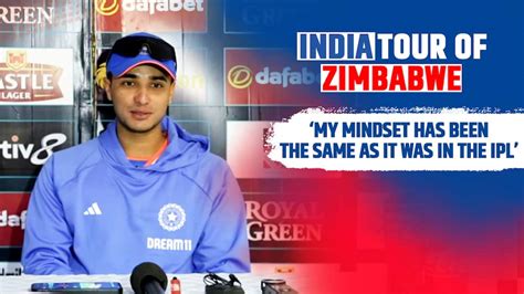 Watch Zimbabwe Vs India T20is Abhishek Sharma Press Conference