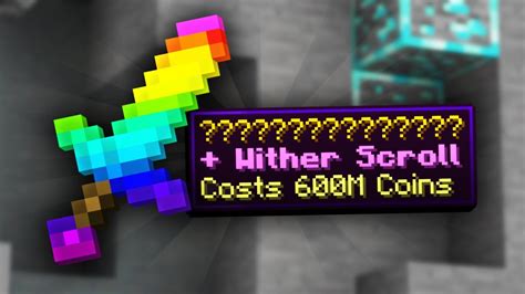 The Most EXPENSIVE Sword In Hypixel Skyblock YouTube