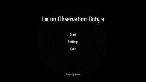 【im On Observation Duty 4】間違い探しホラー【1】 Youtube
