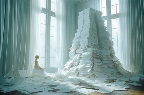 The Paper Document Art Extremely Minimalistic Stock Illustration Illustration Of Adult List