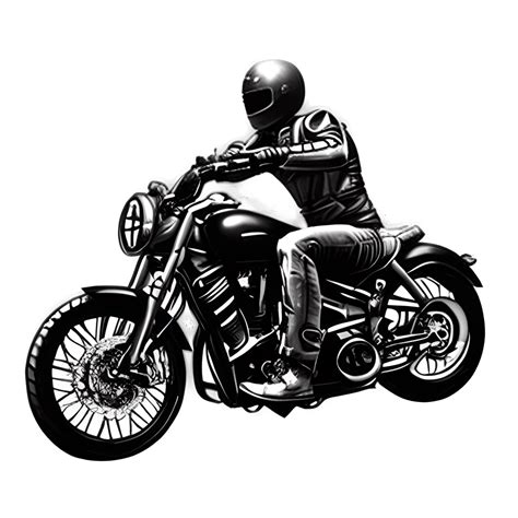 Biker Riding Away 3d Graphic · Creative Fabrica