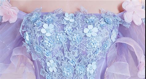 Purple Prom Dress Off The Shoulder Ball Gown Quinceanera Dress