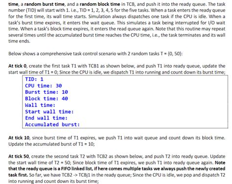 Solved Show A C Program That Simulates A Simple Operating
