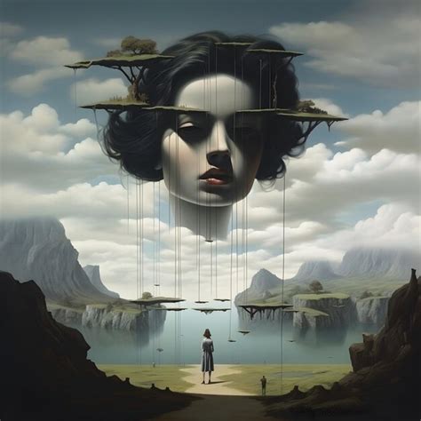 premium ai image photo psychedelic surreal art of spiritual journey