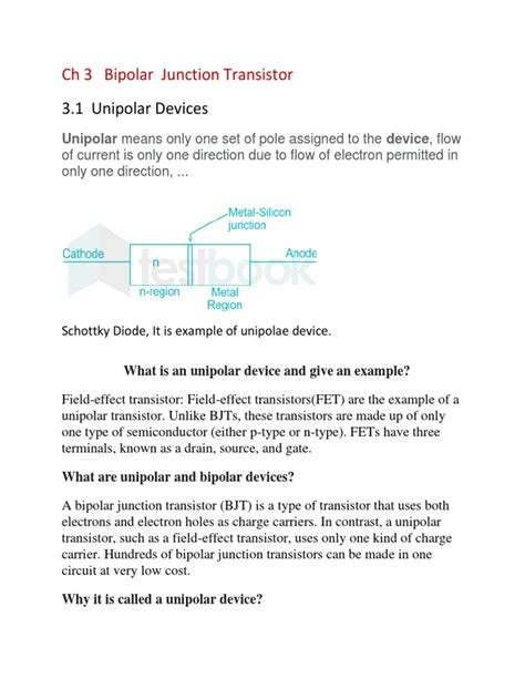 Ch 3 Bec Pdf Bipolar Junction Transistor Amplifier