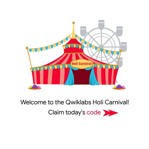 Qwiklabs Welcome To The Qwiklabs Holi Carnival Claim