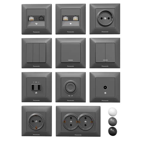 Panasonic Sockets And Switches 3d Model Cgtrader