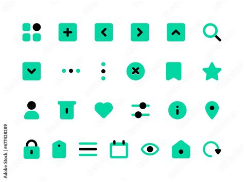 User Interface Two Tone Style Perfect For Websites Landing Pages Mobile Apps Presentations