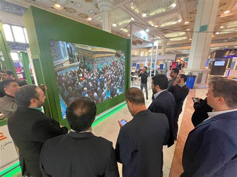 بازدید رئیس مرکز فضای مجازی از نمایشگاه ملی رسانه‌های صوت‌ و تصویر فراگیر خبرگزاری آنا