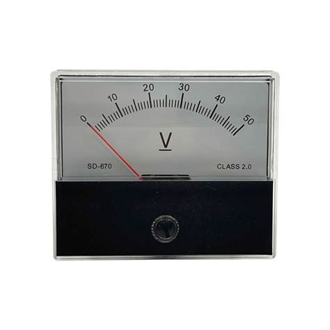 Voltímetro Analógico 50v Aegir