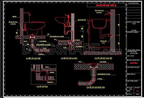 82 Cad Drawings Detailing The Design Of Water Supply And Drainage