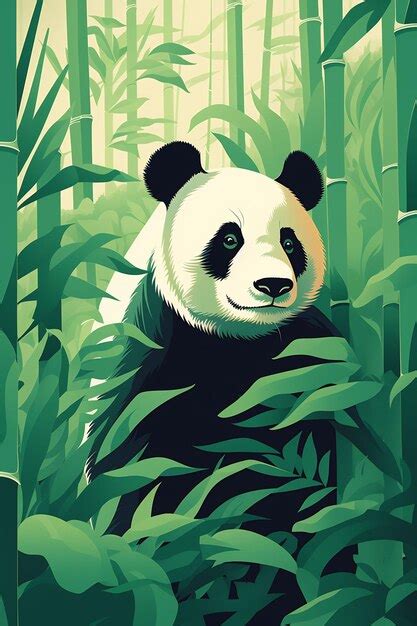 Premium Ai Image A Poster For Pandas That Is For Pandas