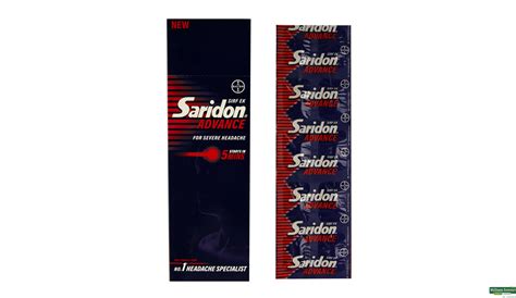 Buy Saridon Advance 10tablets Online At Best Prices Wellness Forever