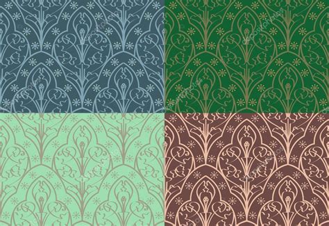 Seamless Elven Pattern — Stock Vector © Antonshram 56214969
