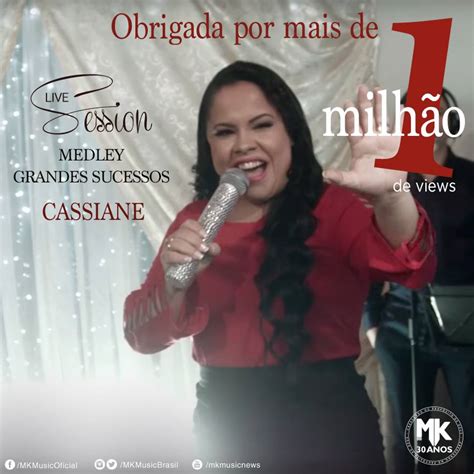 Cassiane Live Session Medley Grandes Sucessos De Cassiane Chega A 1
