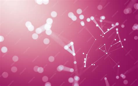 Premium Photo Abstract Background Molecules Technology With Polygonal
