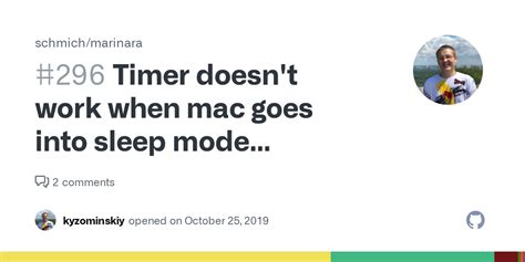 Timer Doesnt Work When Mac Goes Into Sleep Mode Worked Fine
