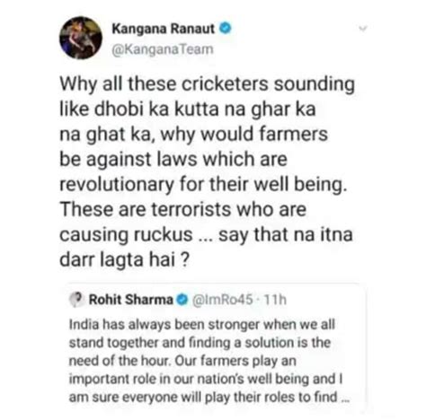 Kangana Ranaut Deleted Tweet On Rohit Sharma Gets Viral